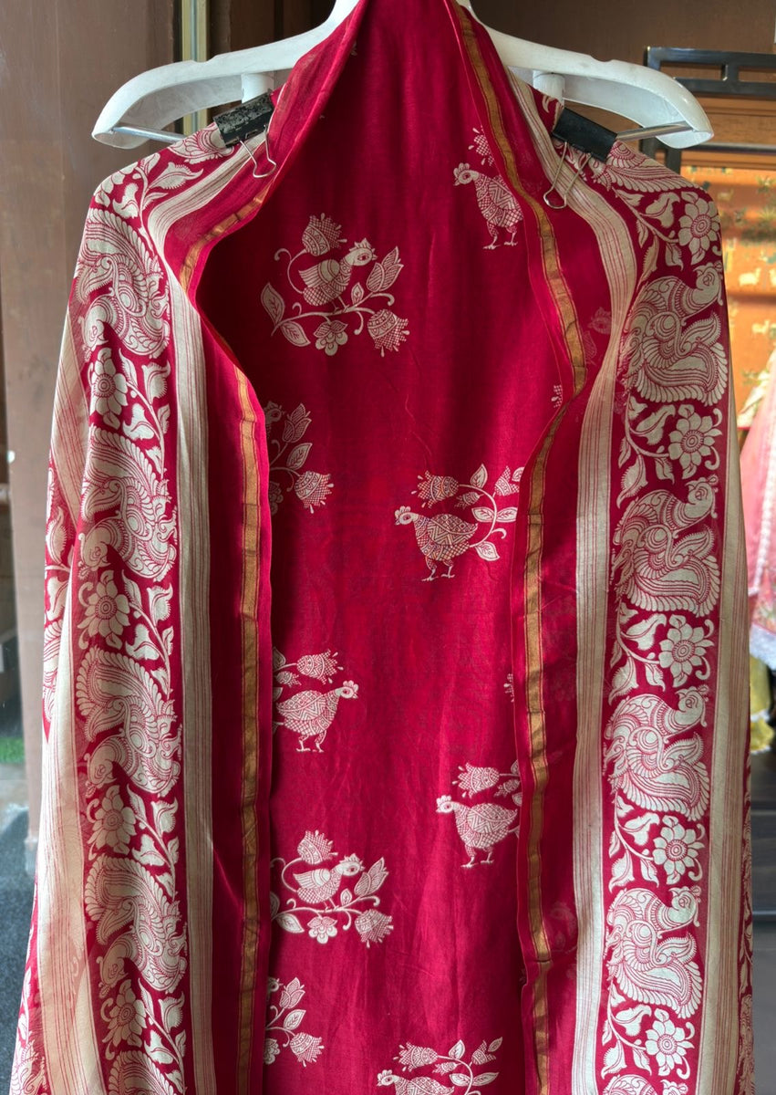 Pure Mul Mul soft cotton muslin unstitched – Aisha Creations