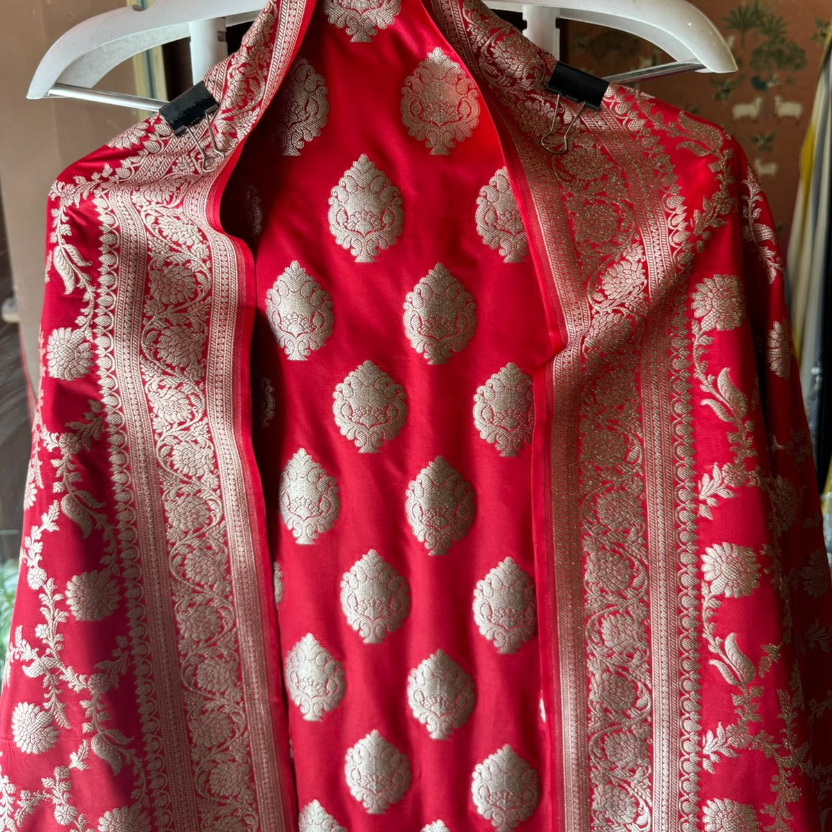 Shop Our New Butidar Banarsi silk Unstitched Suits fabrics – Aisha ...