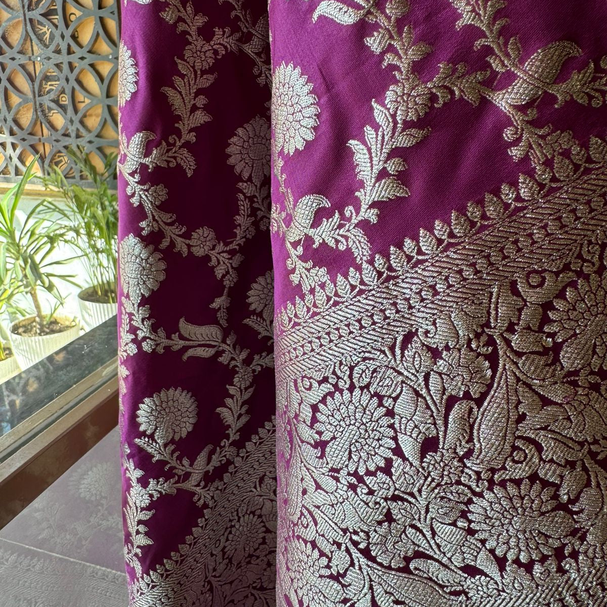 Shop Our New Butidar Banarsi silk Unstitched Suits fabrics – Aisha ...