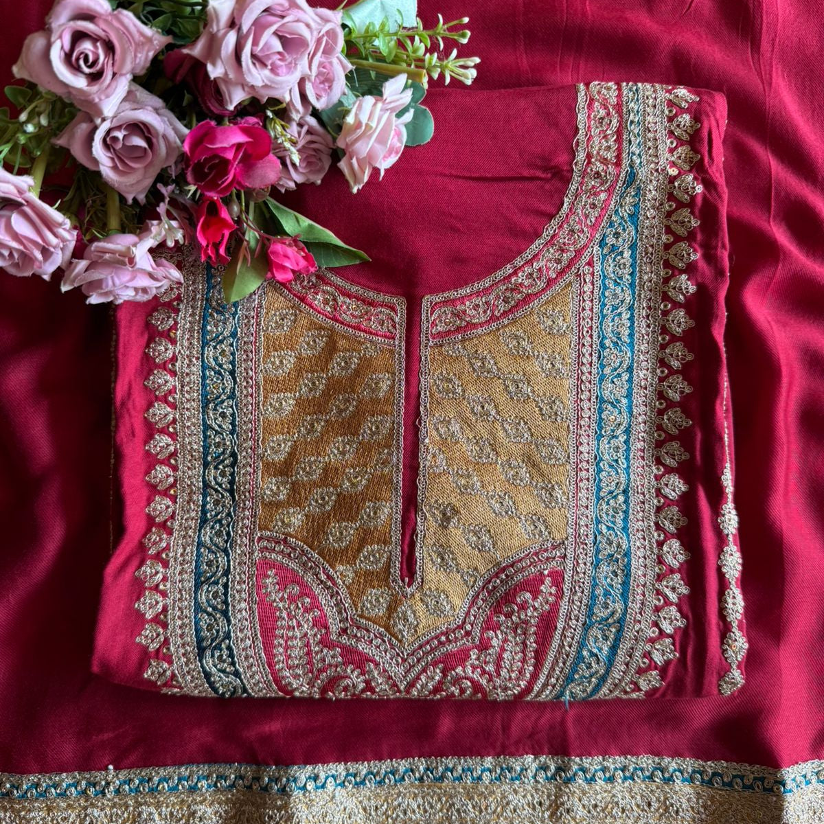 elegance and richness pashmina Suits – Aisha Creations