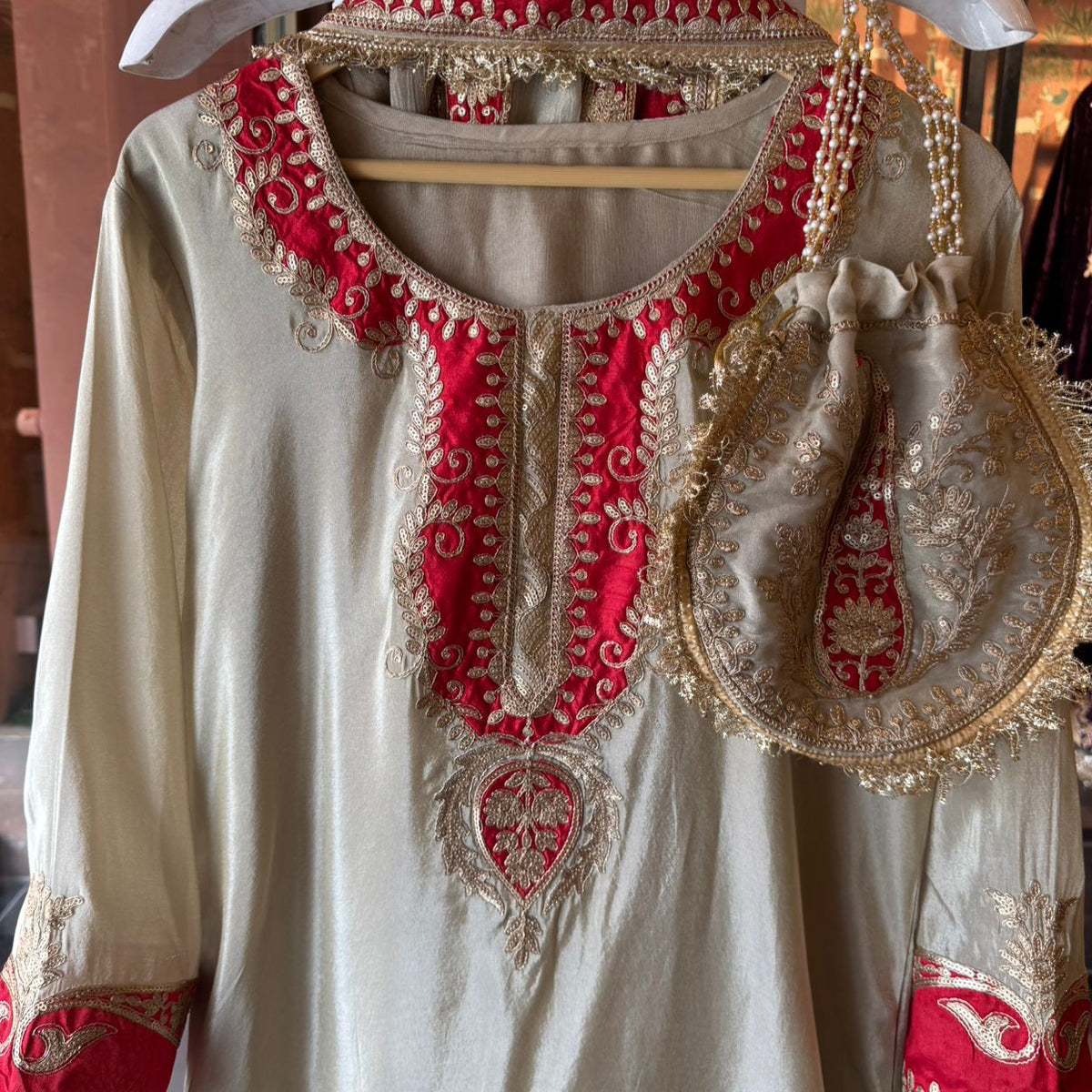 Traditional embroidered Tunic Sets – Aisha Creations