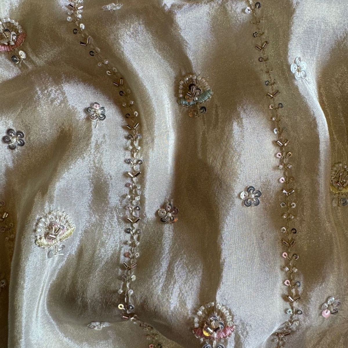 Pure Tissue Pakistani Handwork Unstitched Suit – Aisha Creations
